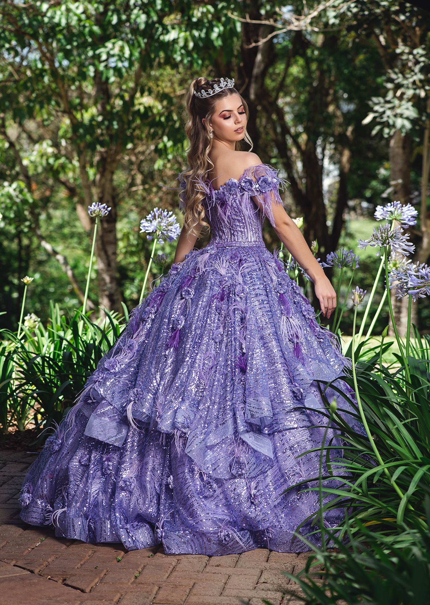 Vestido Debutante Lilás – Maximus Atelier