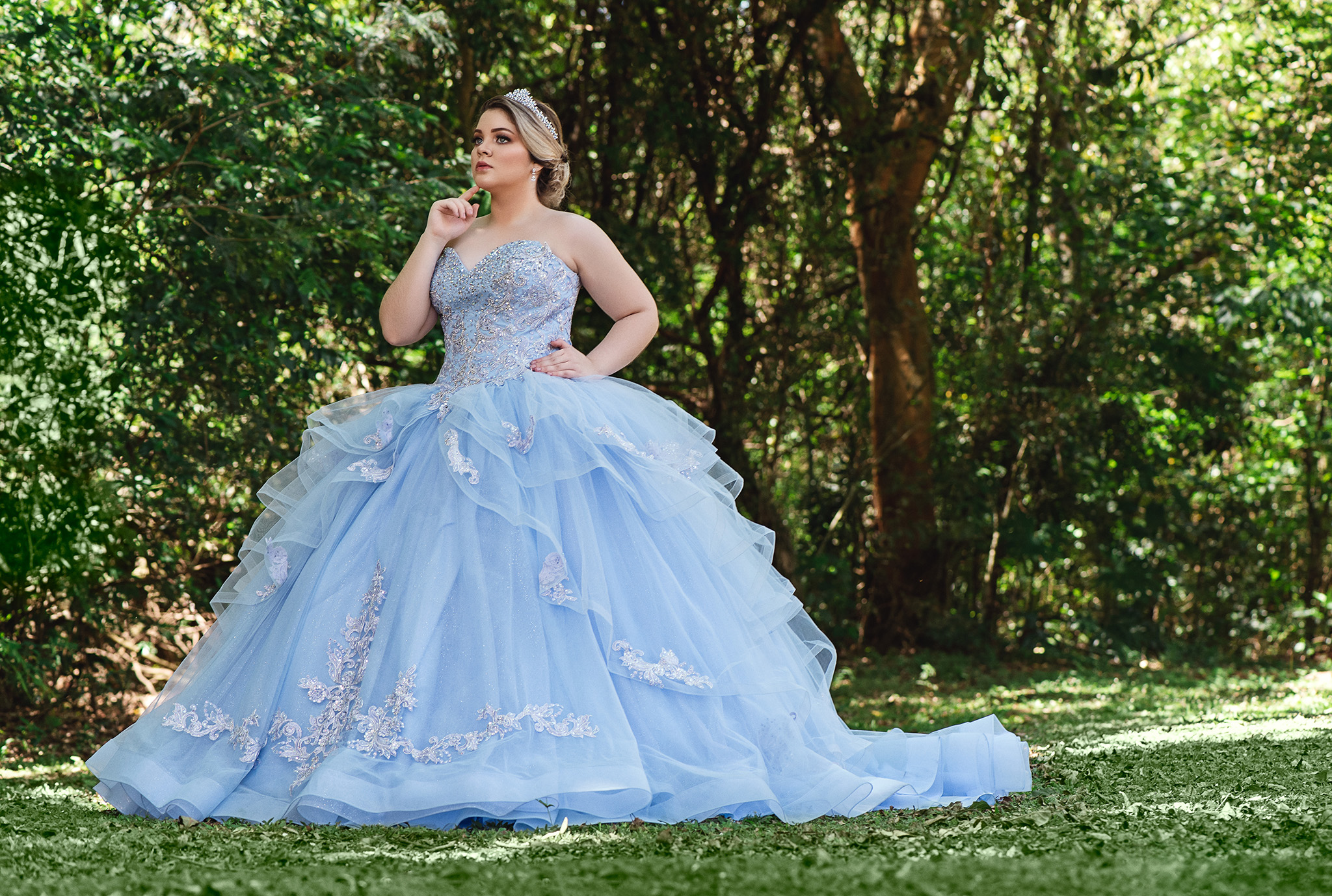 VESTIDO DE DEBUTANTE TOMARA QUE CAIA AZUL SERENITY – Maximus Atelier