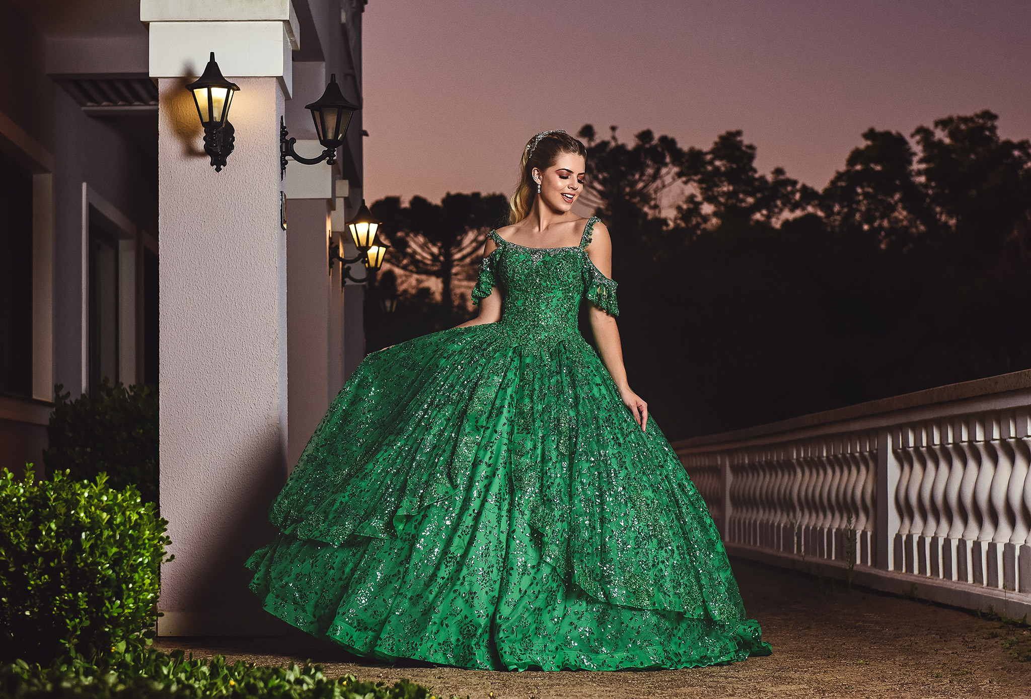 VESTIDO DEBUTANTE VERDE – Maximus Atelier